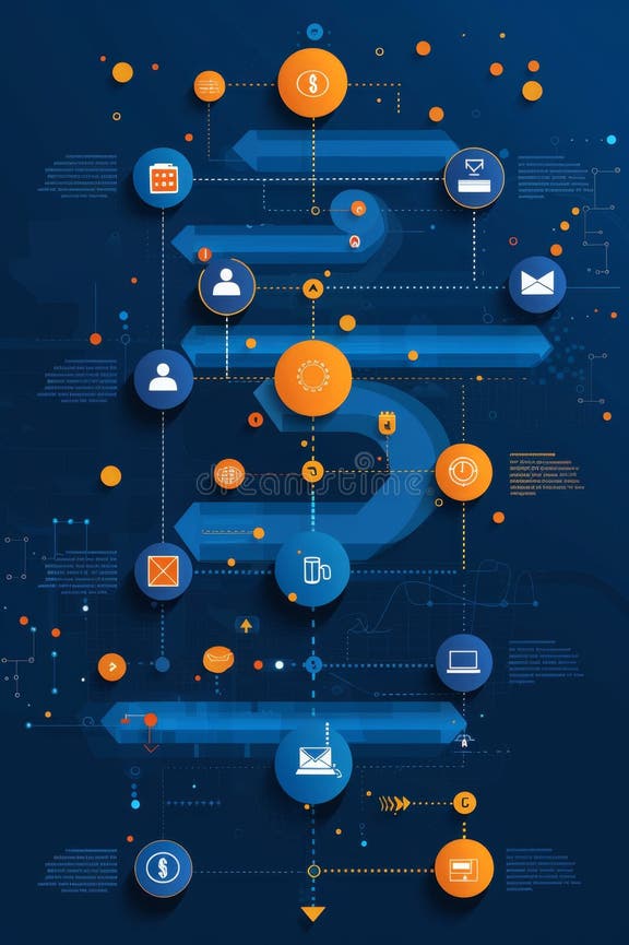 Detailed DMAIC Steps Diagram for Six Sigma Process Stock Illustration ...