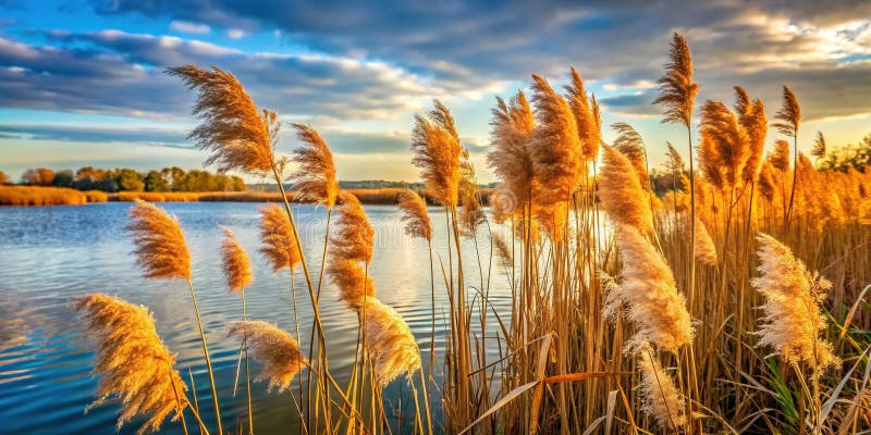 A Detailed Documentary Photography Study of Common Reed Phragmites ...
