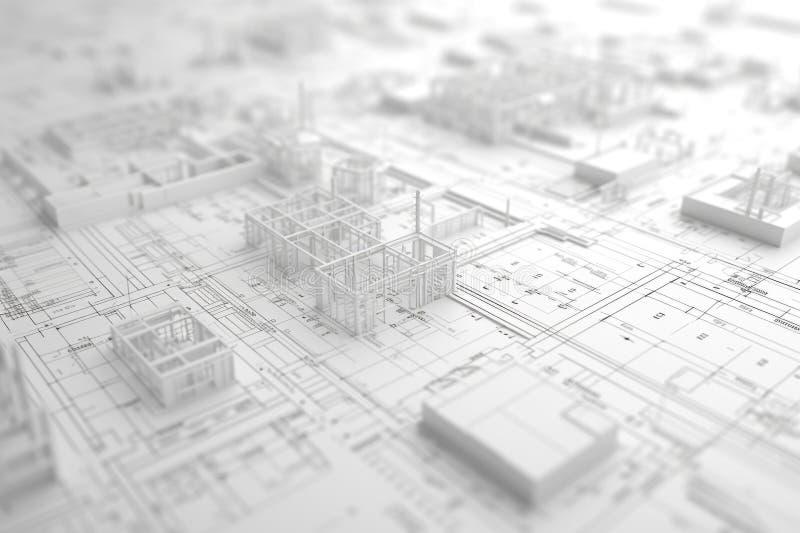 Detailed Drawing of a Building, Suitable for Architectural Projects or ...