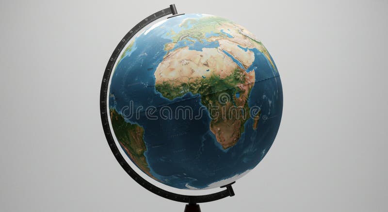 Detailed Earth Globe: a Realistic and Elegant Desk Accessory Stock ...