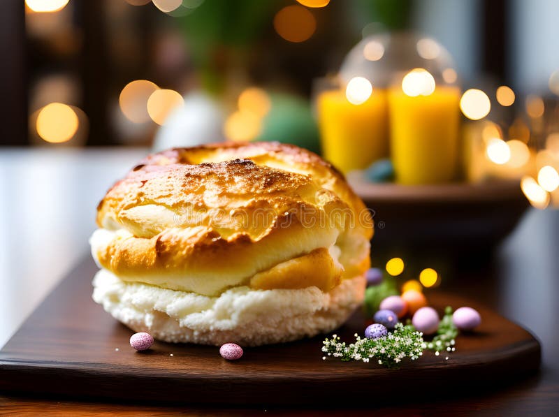 Detailed Easter Bun in Cozy Sharp Highquality Stock Photo - Image of ...