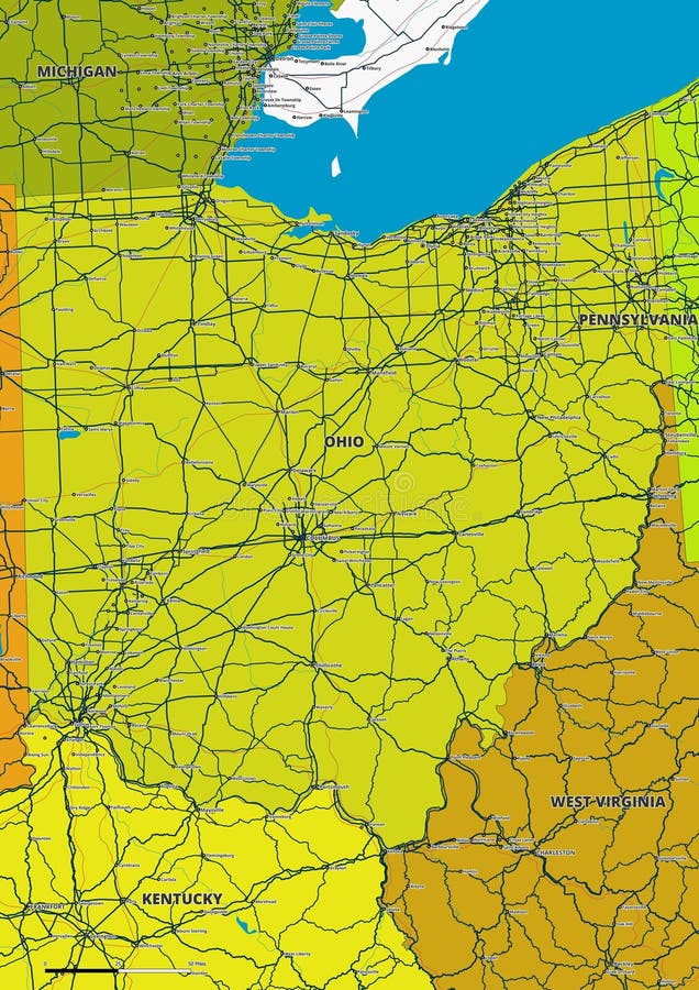 Ohio Highway Map Highways