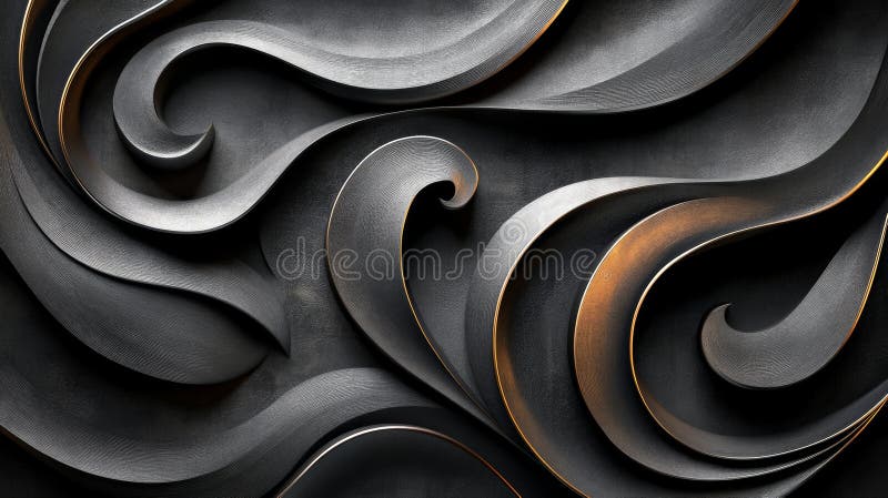 A Detailed, Elaborate Wrought Iron Background with a Pattern of ...