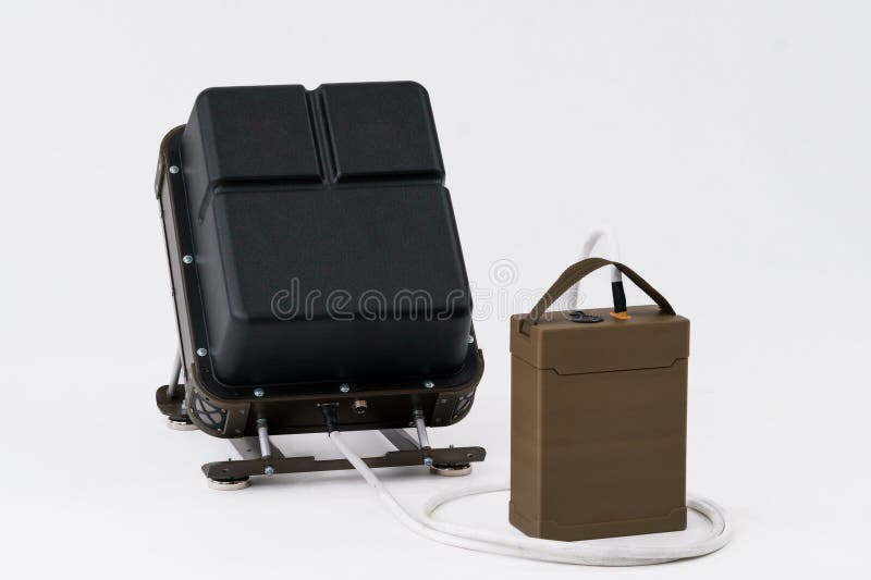 Detailed Electronic Warfare System with Power Supply Unit Stock Photo ...