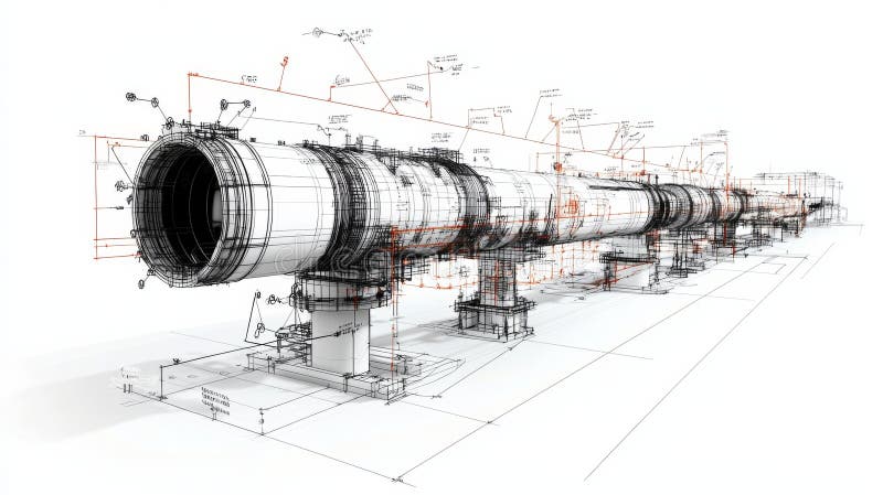 Detailed Engineering Design of a Large Industrial Pipeline System in a ...