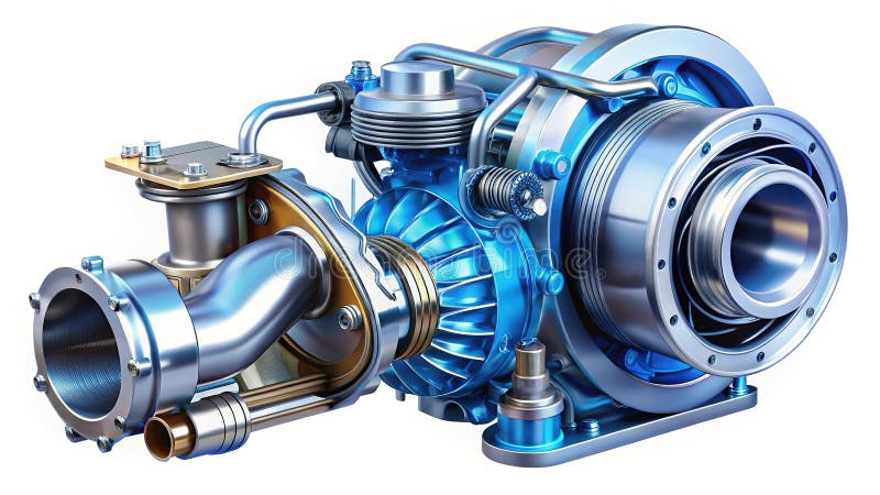 Turbocharger Diagram Engineering Schematic Stock Illustrations – 9 ...