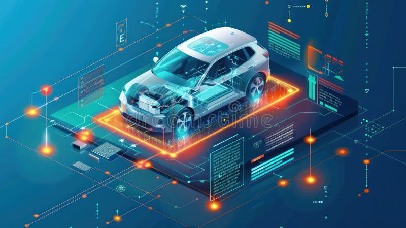 Detailed Evolution of Electric Vehicle Battery , Generative Ai Stock ...