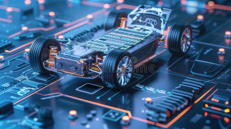 Detailed Evolution of Electric Vehicle Battery , Generative Ai Stock ...