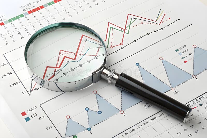 Analyzing Financial Data Charts and Graphs Under a Magnifying Glass for ...