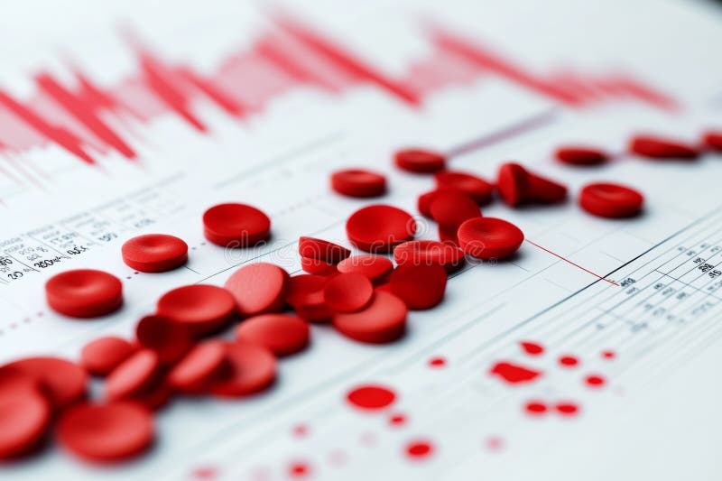 Detailed Examination of Medical Statistics Stock Illustration ...