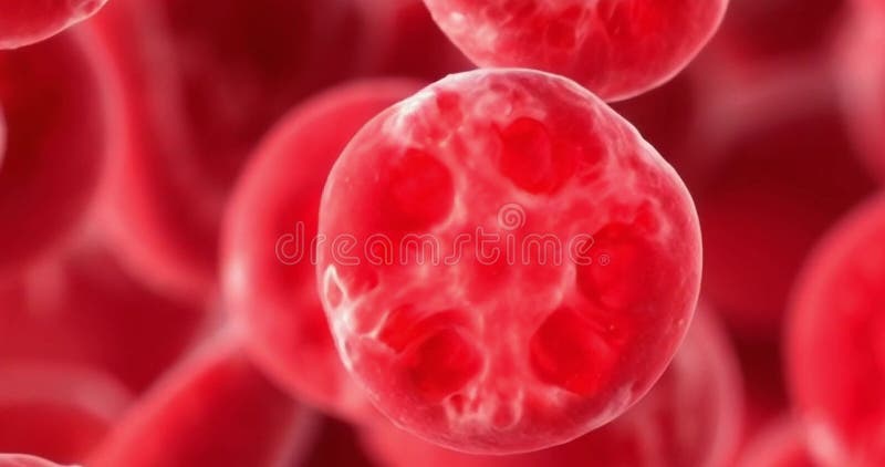 Exploring the Intricate Structure of Red Blood Cells Under a Microscope ...