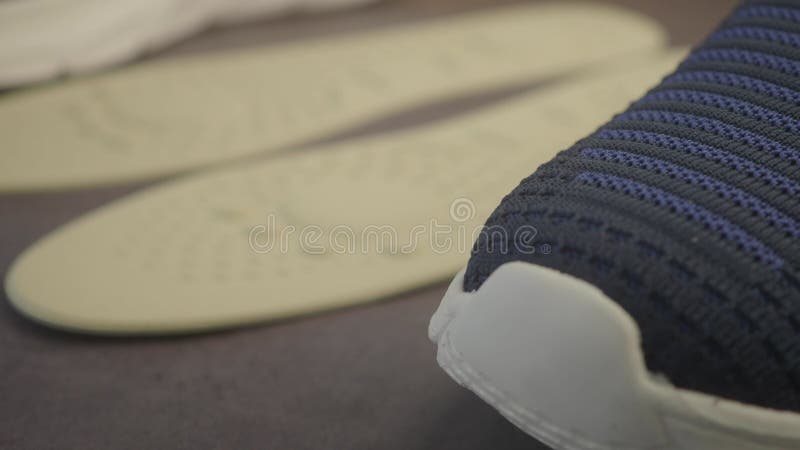 Close Look at a Modern Sneaker Design with Unique Texture Details Stock ...