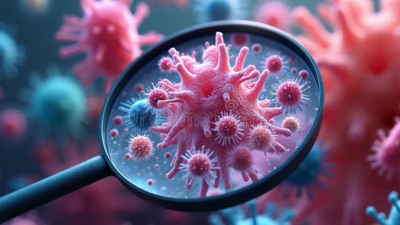 Microscopic Investigation and Study of Virus Cells Using a Magnifying ...