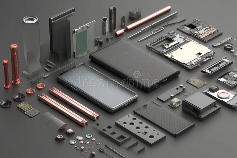 Innovative Modular Smartphone Concept with Detailed Exploded View ...