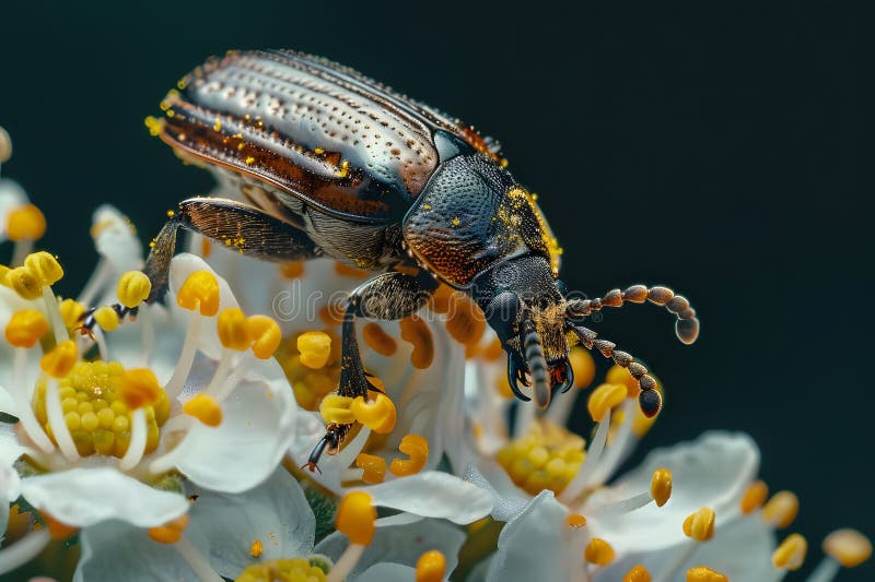A Detailed Exploration of an Insect S Interaction with a Flower ...