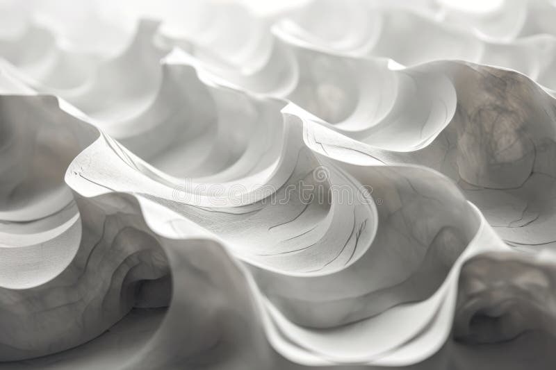 Detailed Exploration of Paper AI Generated Stock Illustration ...