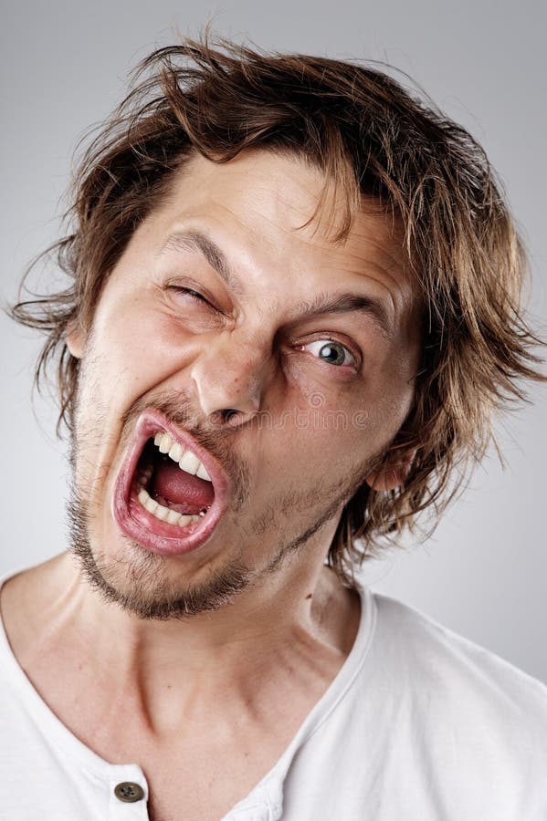 Detailed face portrait stock photo. Image of brunette - 24634780