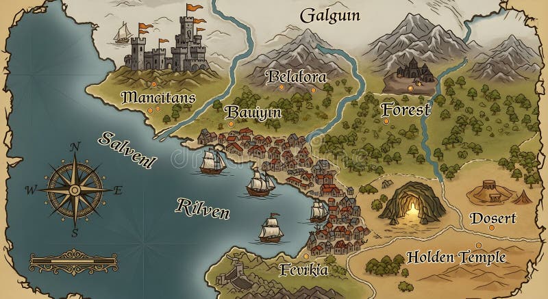 Detailed Fantasy Map Book Insert 1 Upscaled 4X Clean Composition Copy ...