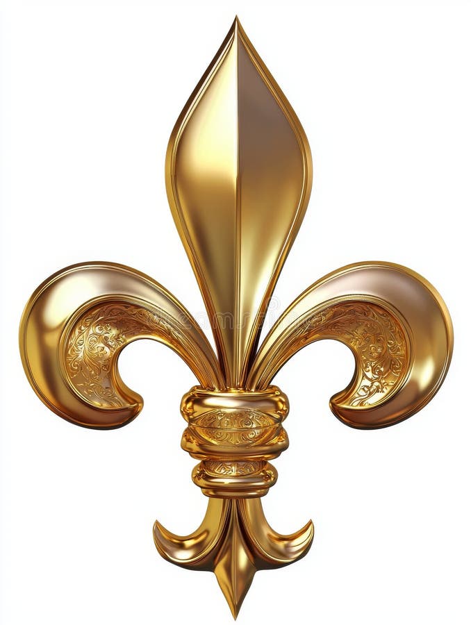 Detailed Filigree in Gold-tone with Intricate Patterns. Stock Image ...