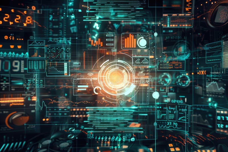 Detailed Financial Dashboard Displaying Dynamic Stock Market Data and ...