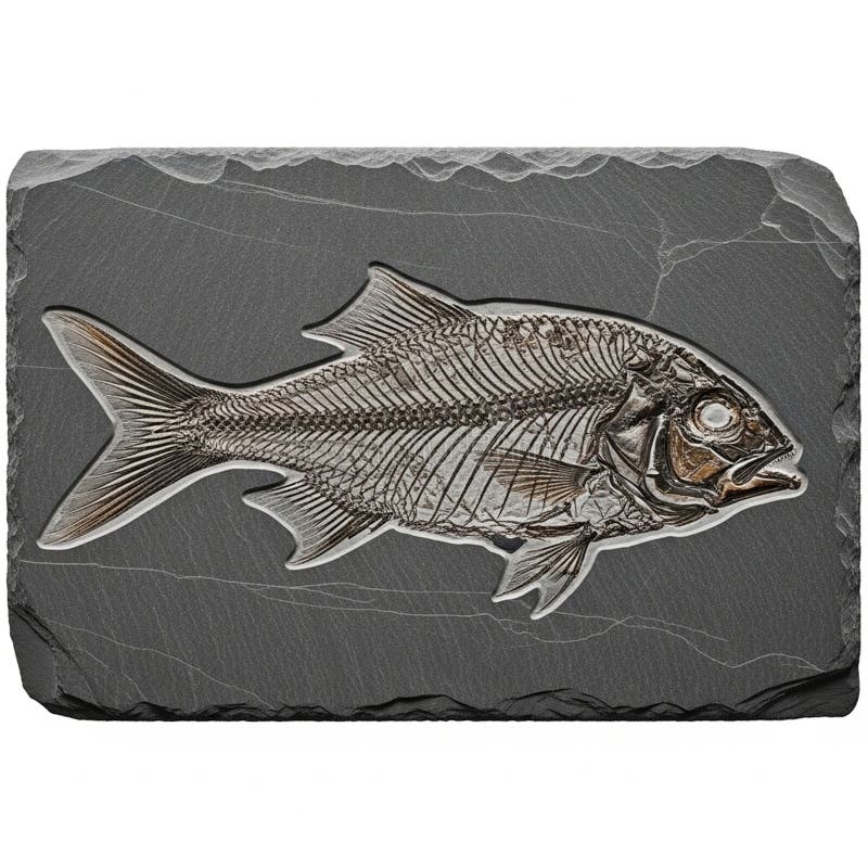 Detailed Fish Fossil Stock Illustrations – 221 Detailed Fish Fossil ...
