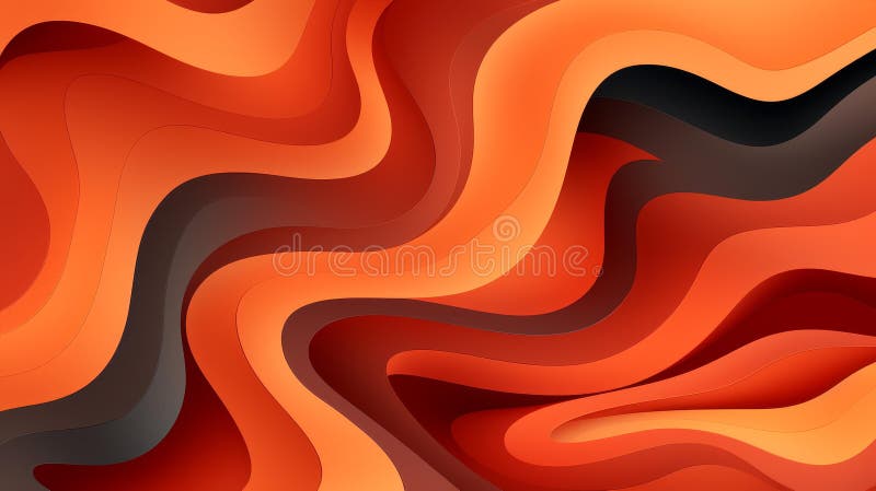 Detailed Flat Illustration with Intricate Wavy Grain Texture and ...