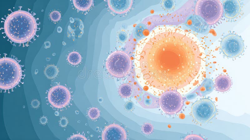 Immune System Actively Engaging and Attacking Cold Virus in Modern ...