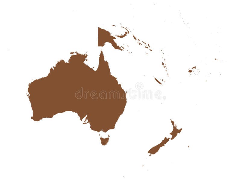 Brown map of South Asia stock vector. Illustration of austria - 167505548