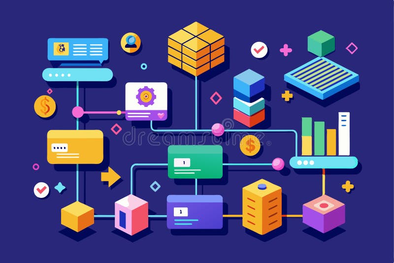A Detailed Flowchart Showing Order Transactions with Various Components ...
