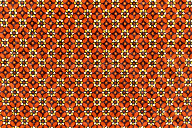 Detailed Flower Pattern of Indonesian Batik Cloth Textile Stock Image ...