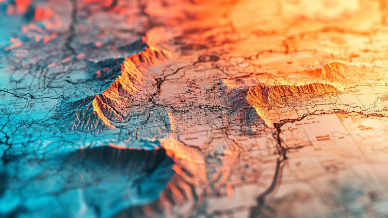 Gis Contour Map Stock Photos - Free & Royalty-Free Stock Photos from ...
