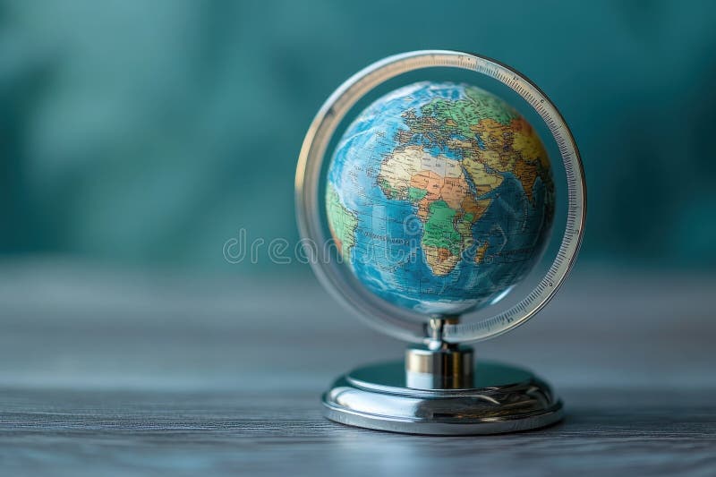 Detailed Globe Labeled Continents Stock Photos - Free & Royalty-Free ...