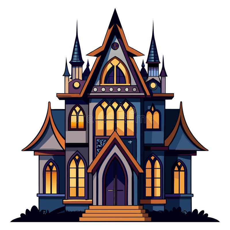 Intricate Gothic Ai Generated Vector Design Stock Illustration ...
