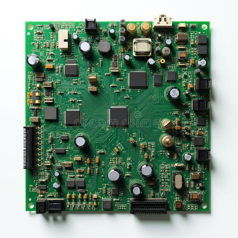 Pcb Surface Mount Technology Stock Illustration - Illustration of ...