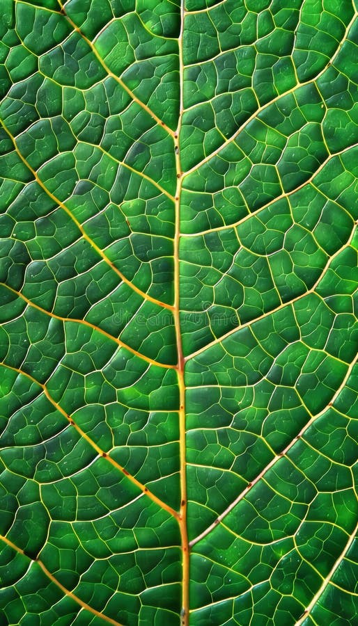 Detailed Green Leaf Skeleton Texture Background for Natural and ...