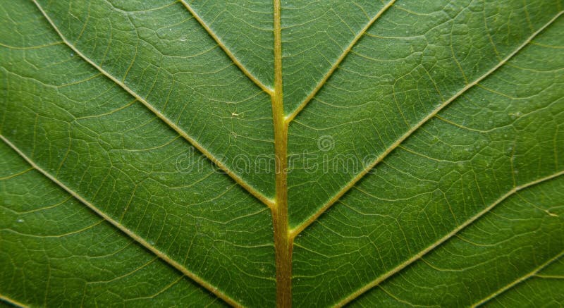Detailed Green Leaf Texture Close Up Stock Illustration - Illustration ...