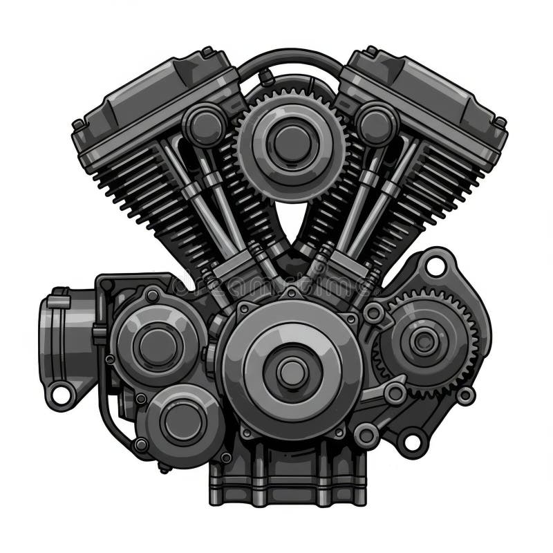 Scale V Twin Motorcycle Engine Diagram Stock Illustrations – 3 Scale V Twin Motorcycle Engine ...