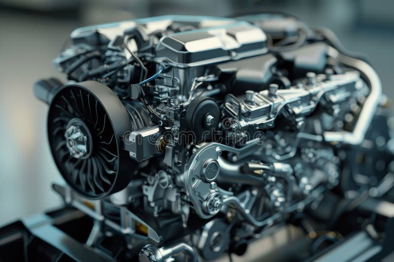 Detailed High Definition Close Up of Innovative Cross Section of Modern ...