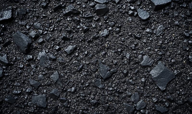 High-Resolution Texture Depicting Numerous Fragments of Coal Surface ...