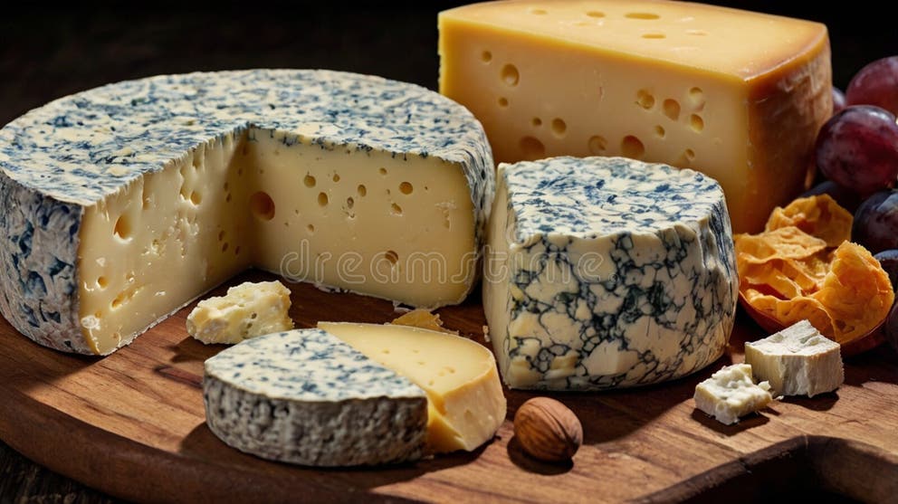 A Detailed, High-resolution Image Showcasing an Array of Cheese ...