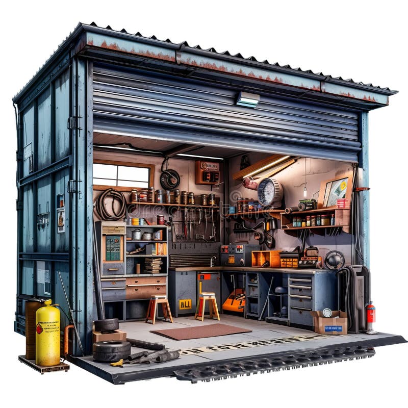 Shipping Container Tool Shed Stock Photos - Free & Royalty-Free Stock ...
