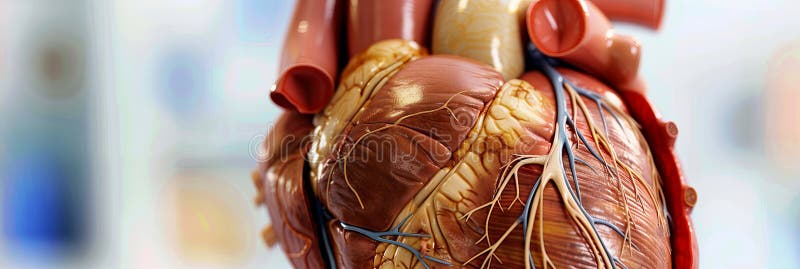Detailed Human Heart Model with Vascular System in High-resolution ...