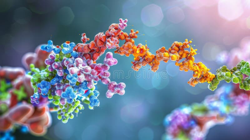 A Detailed, Hyperrealistic Visualization of the Molecular Encounter ...