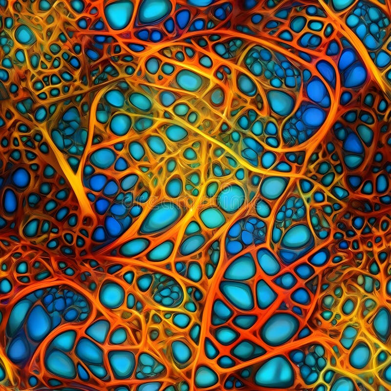 A Detailed Illusions Texture and Pattern Made of Colorful Light in the ...