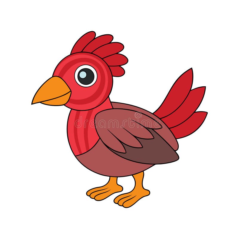 Stunning Apapane Bird Detailed Illustration Stock Photo - Illustration ...