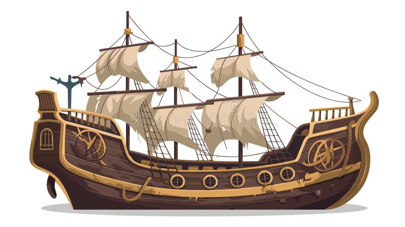 Classic Pirate Ship Stock Illustrations – 2,431 Classic Pirate Ship ...