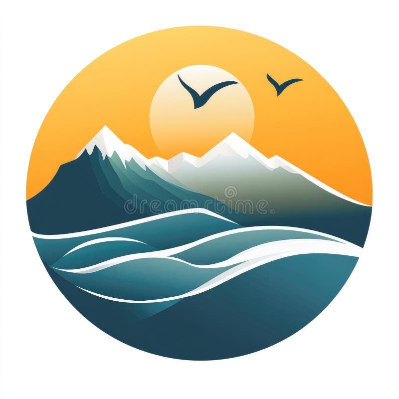 Detailed Illustration of a Creative Logo Design Stock Illustration ...