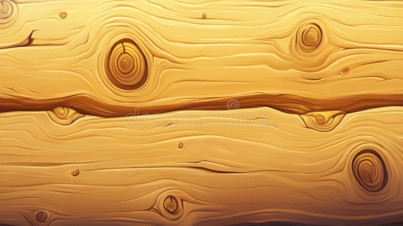 Detailed Illustration of Golden Wood Grain Texture Stock Illustration ...
