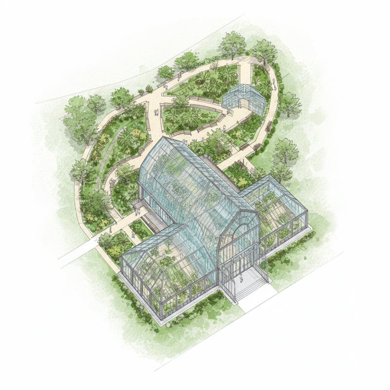 Complex Greenhouse Structure Stock Illustrations – 124 Complex ...