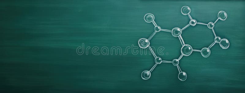 Chalkboard Molecular Structure Science Chemistry Education Research ...